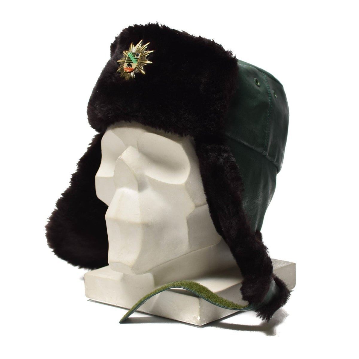 Militaire overtollige winterhoeden Originele Duitse politie Warm Winter ...
